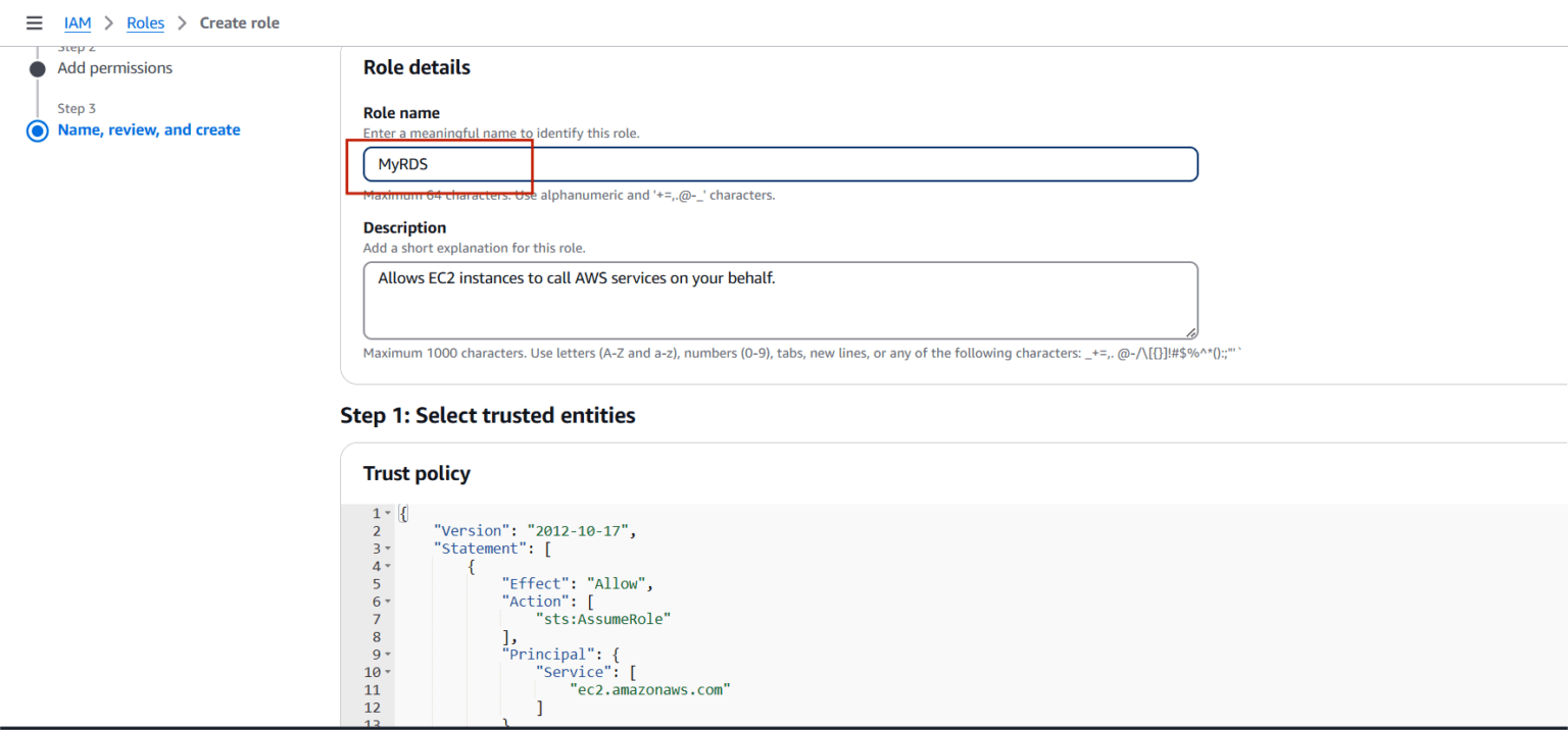 Setting Up A Connection Between AWS RDS And EC2.