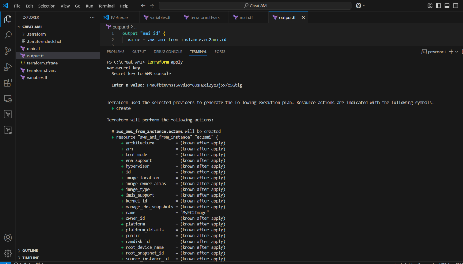 How To Create An Amazon Machine Image Ami From An Ec2 Instance Using Terraform A Step By Step
