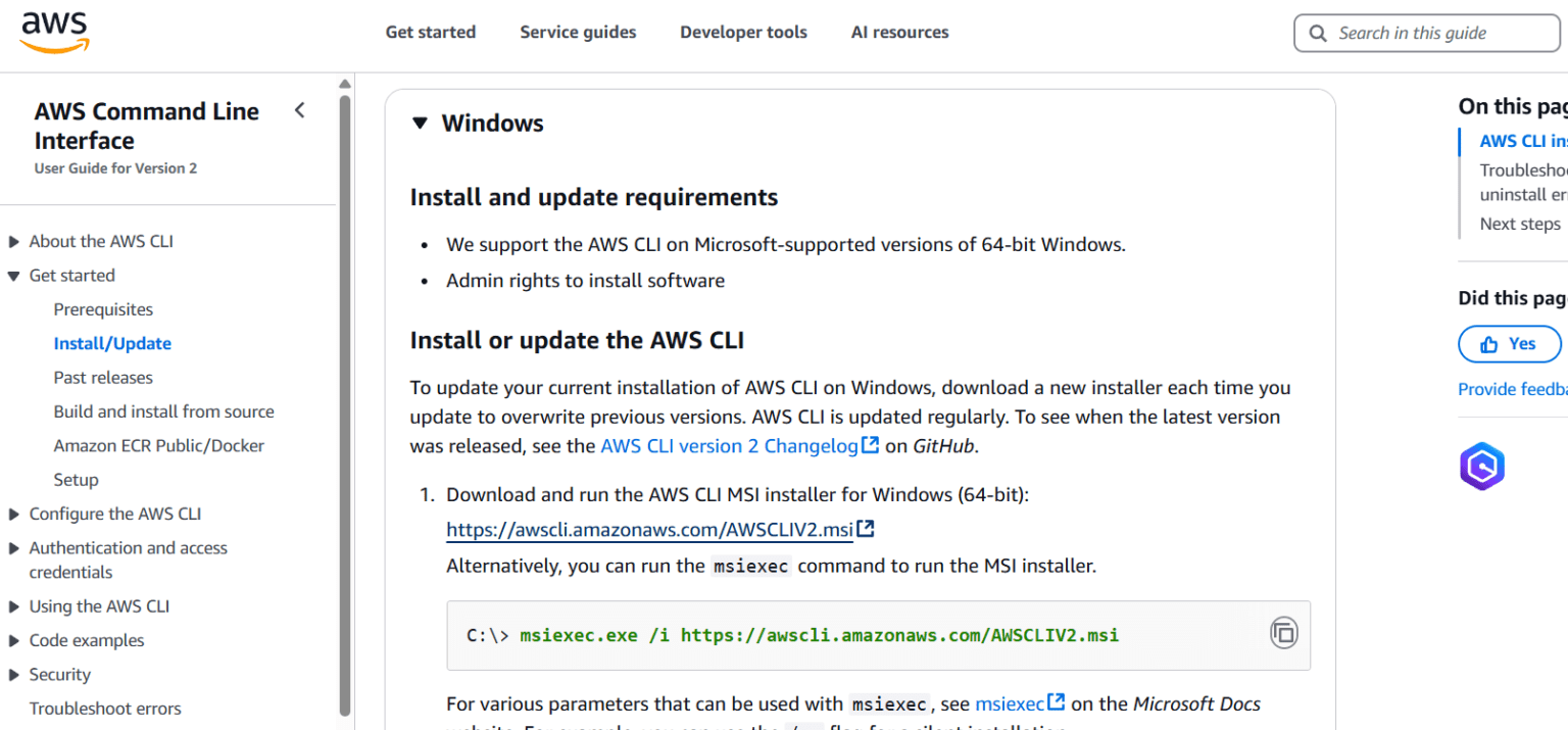 Step-by-Step Guide: How To Install AWS CLI On Windows.