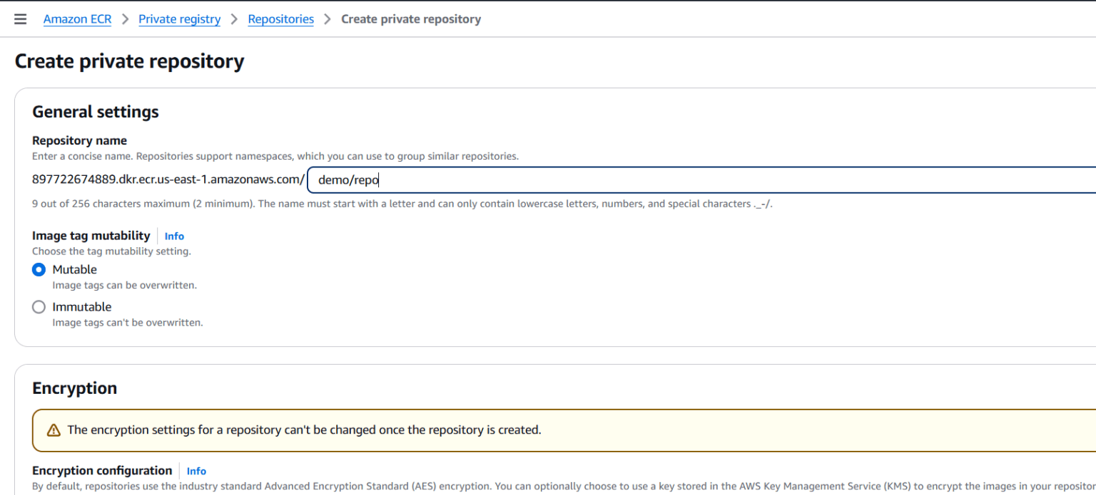 How To Create A Private Repository On Aws Ecr Step By Step Guide