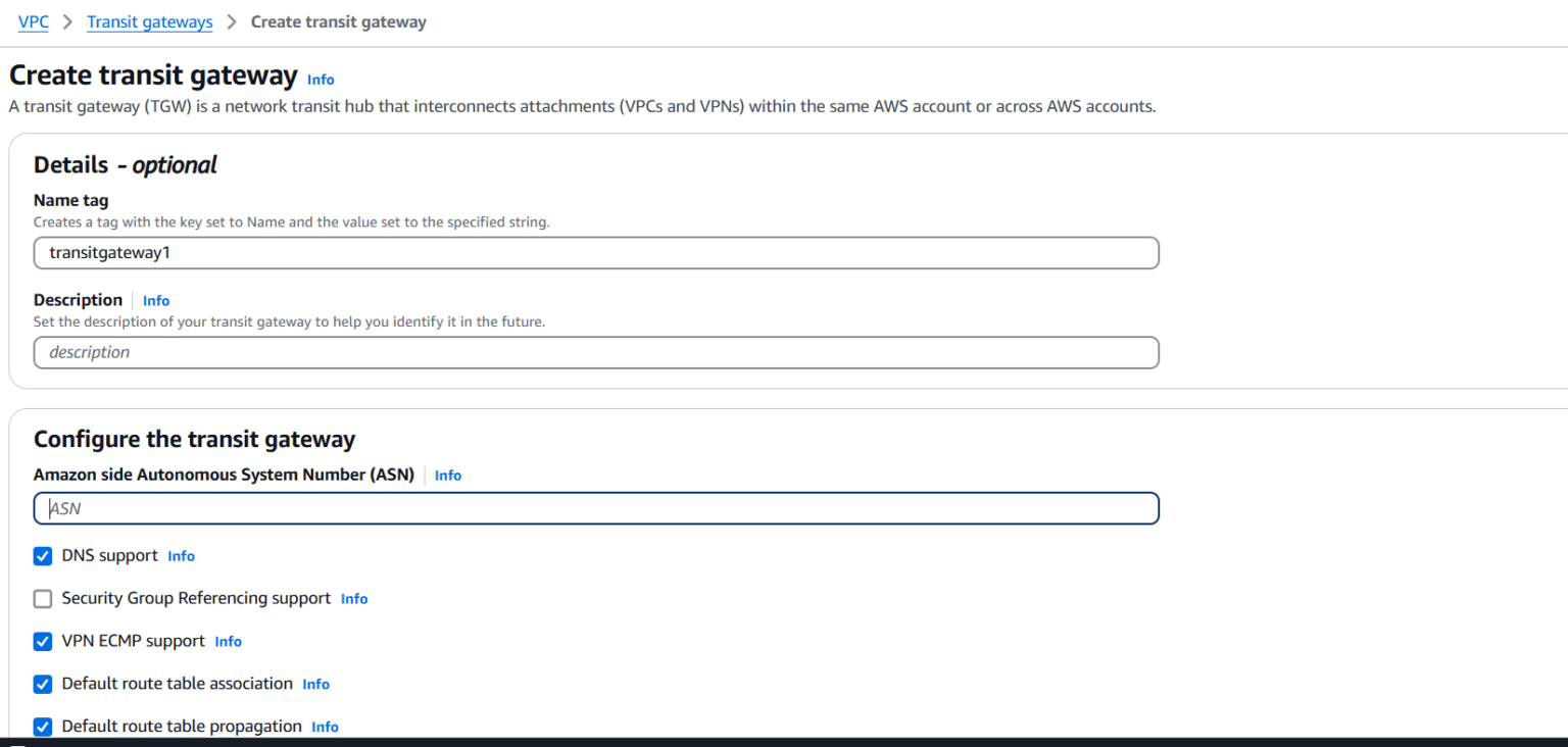 Creating Your First AWS Transit Gateway: A Beginner's Guide.